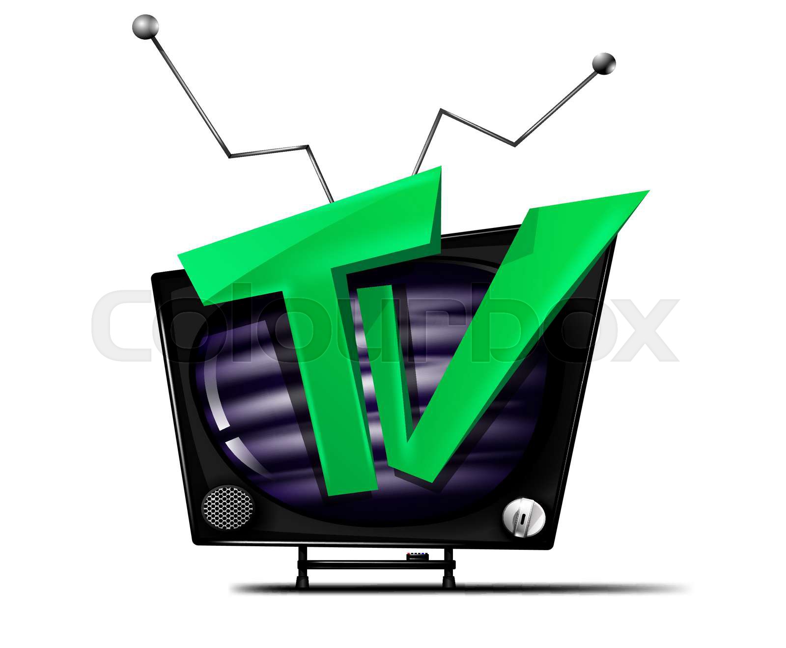 Tv vector | Stock vector | Colourbox