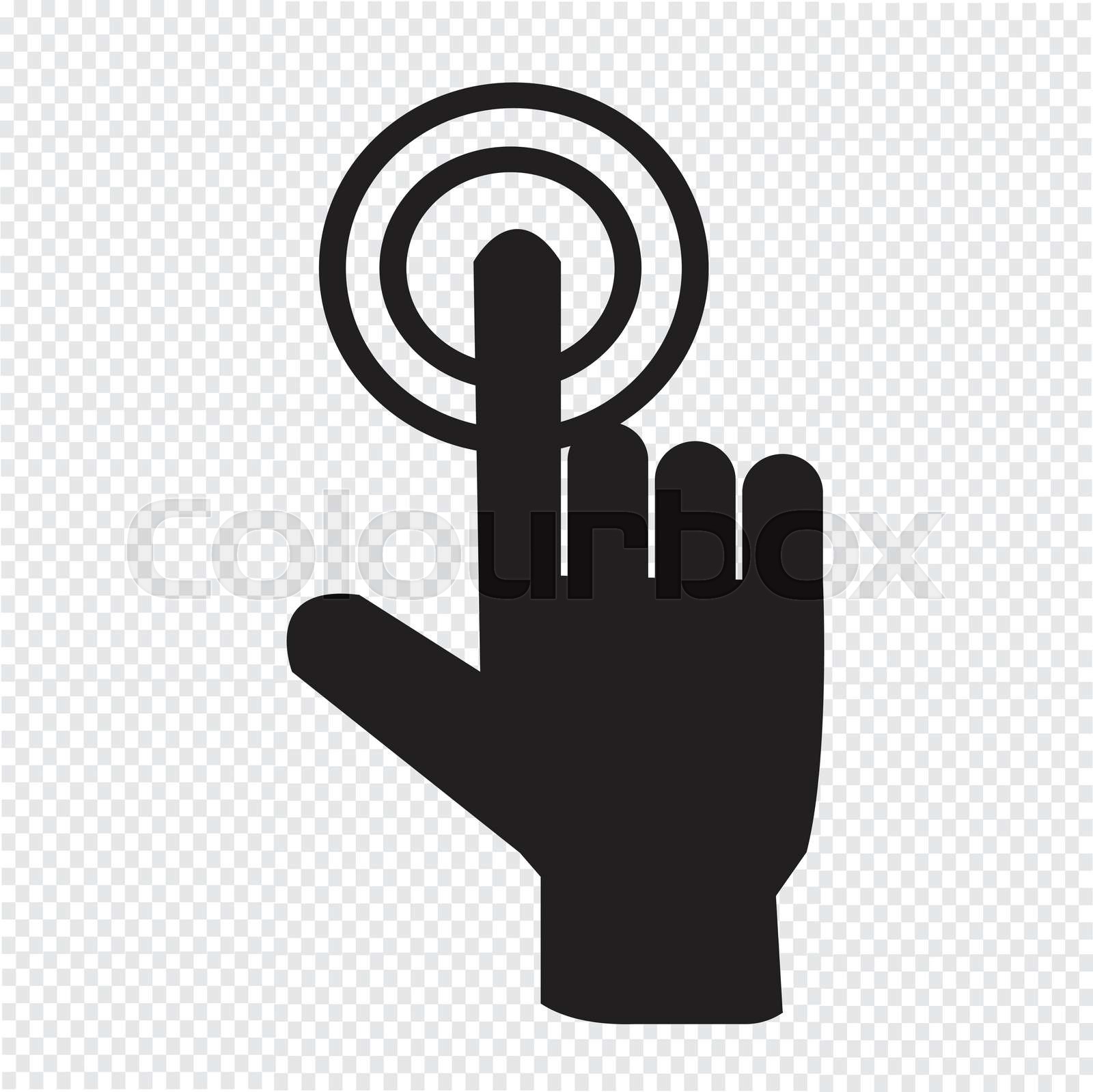 hand click icon | Stock vector | Colourbox