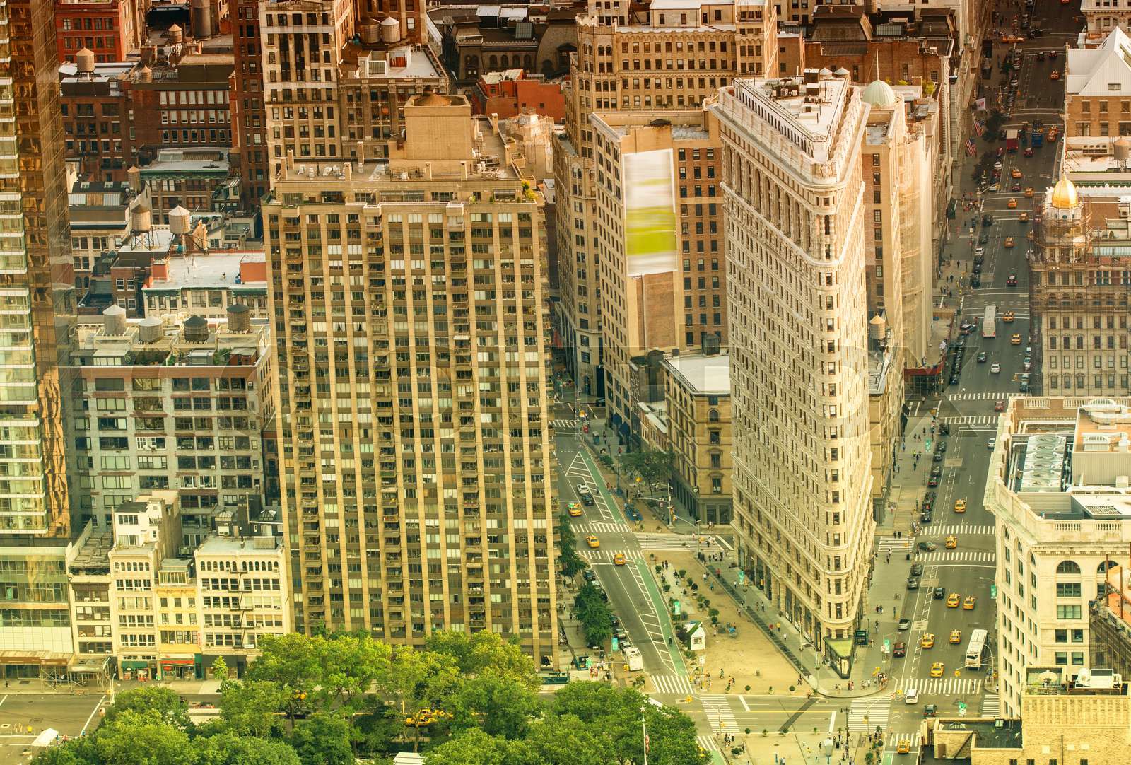 Midtown Manhattan aerial skyline | Stock image | Colourbox