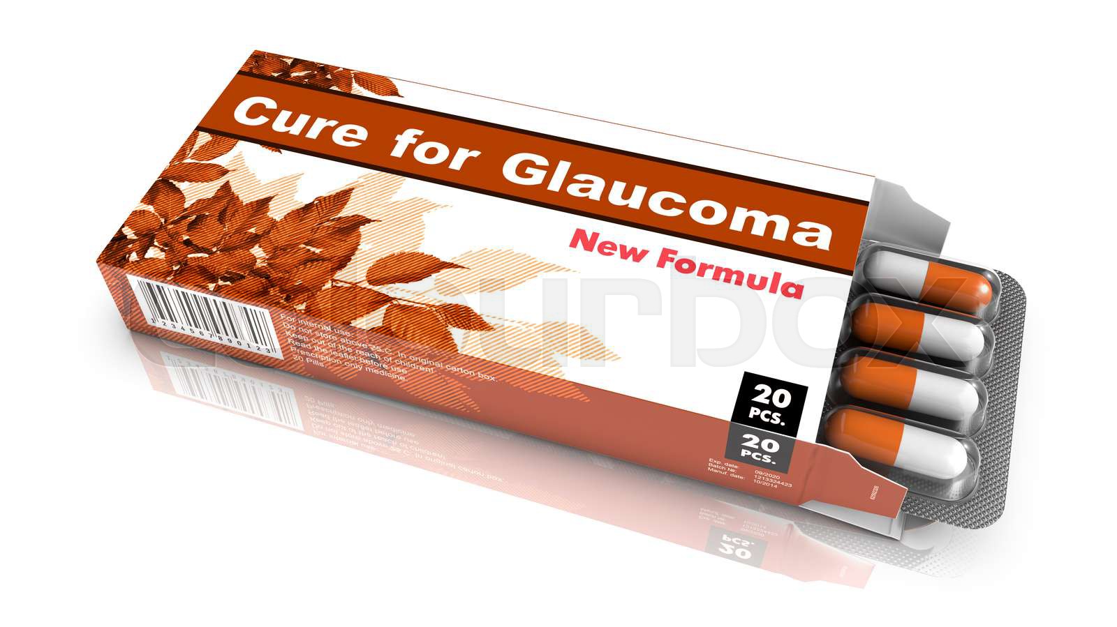 Cure for Glaucoma - Blister Pack Tablets. | Stock image | Colourbox