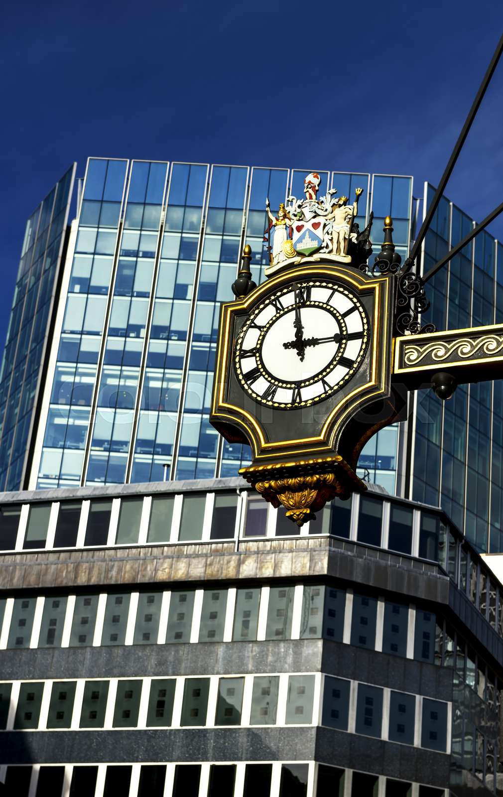 clock to the City of London | Stock image | Colourbox