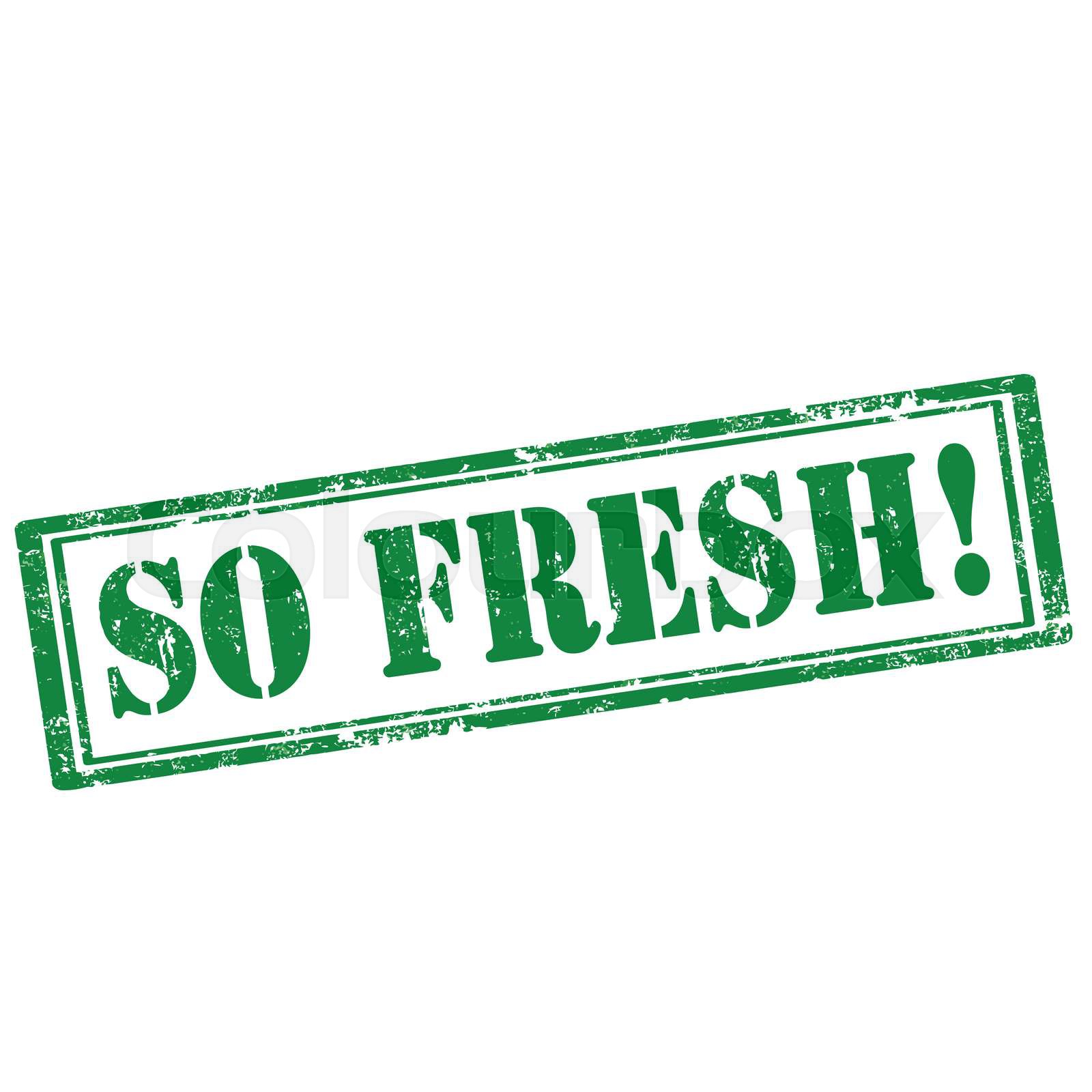 So Fresh!-stamp | Stock vector | Colourbox