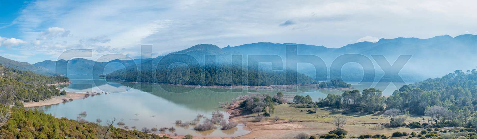 Mediterranean lake | Stock image | Colourbox