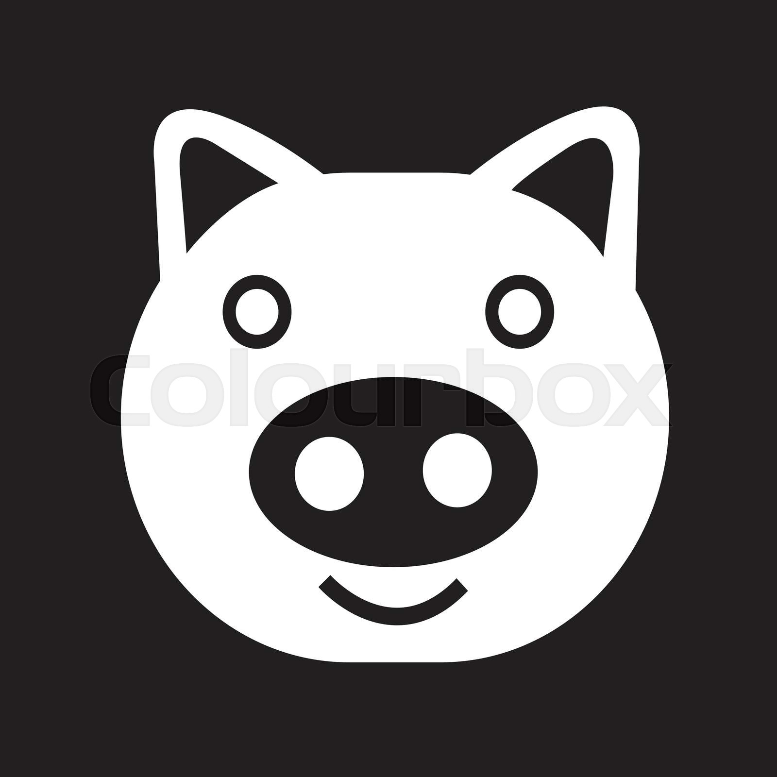 icon, schwein, landwirtschaft | Stock-Vektor | Colourbox