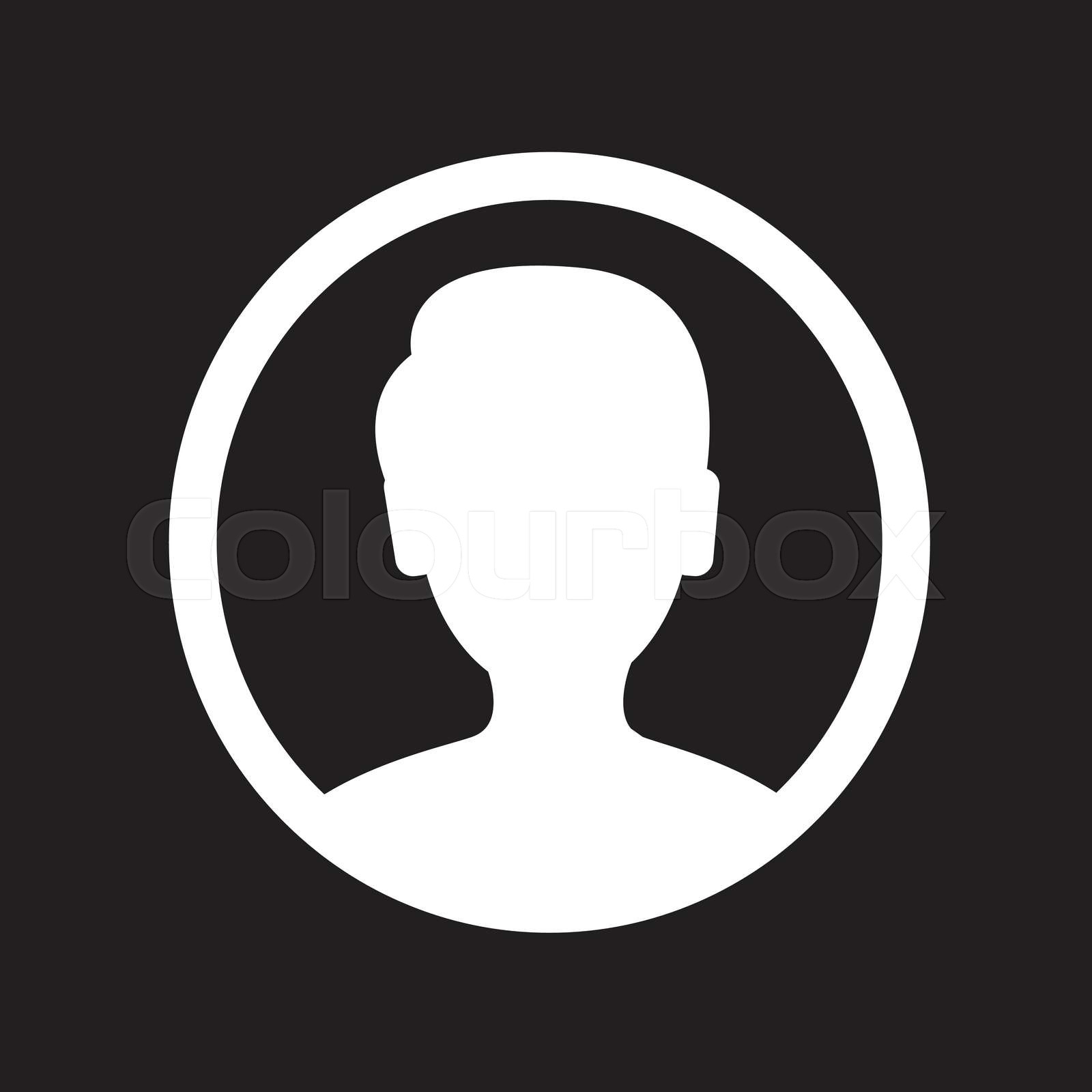 nutzer, icon, portrait | Stock-Vektor | Colourbox