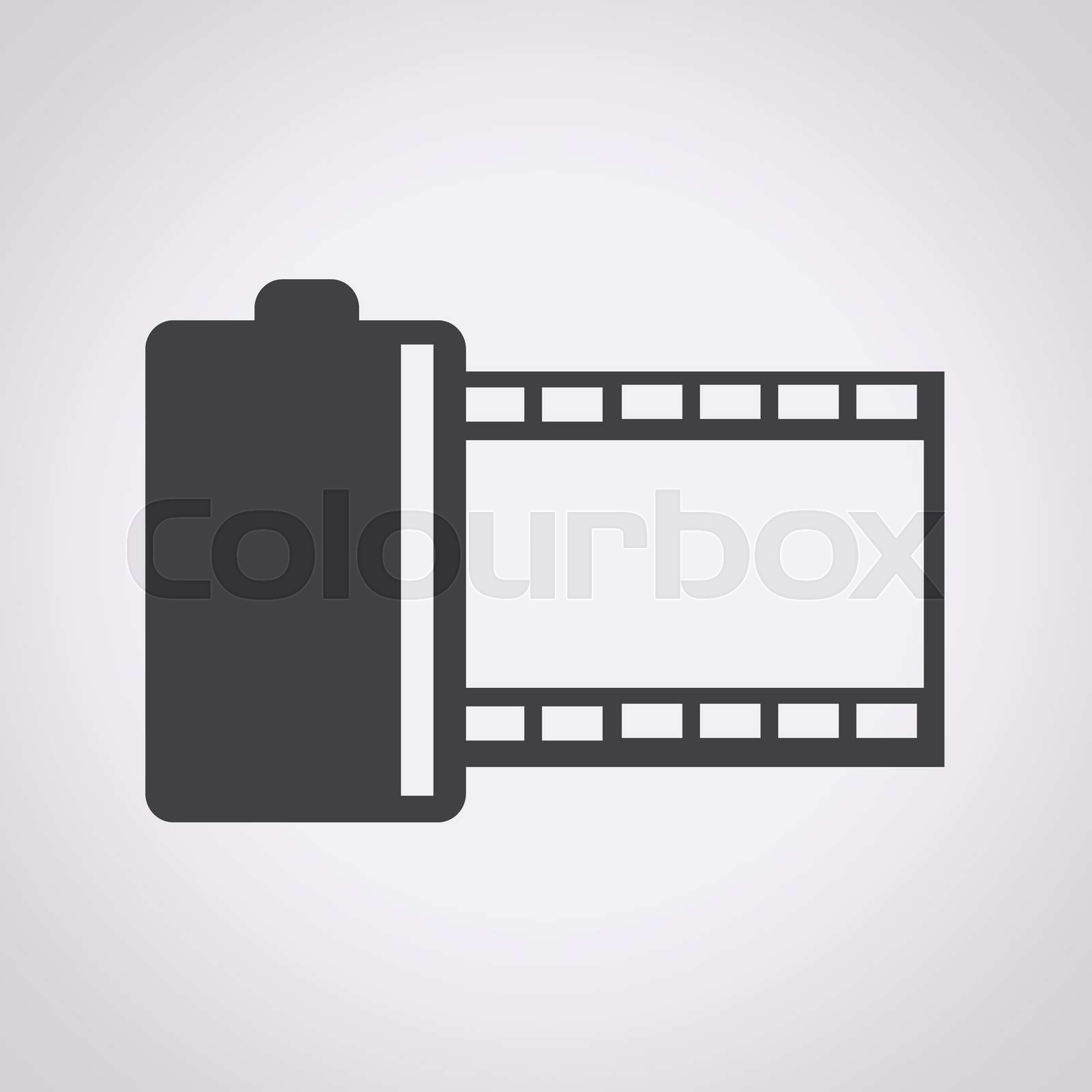 film tape icon | Stock vector | Colourbox