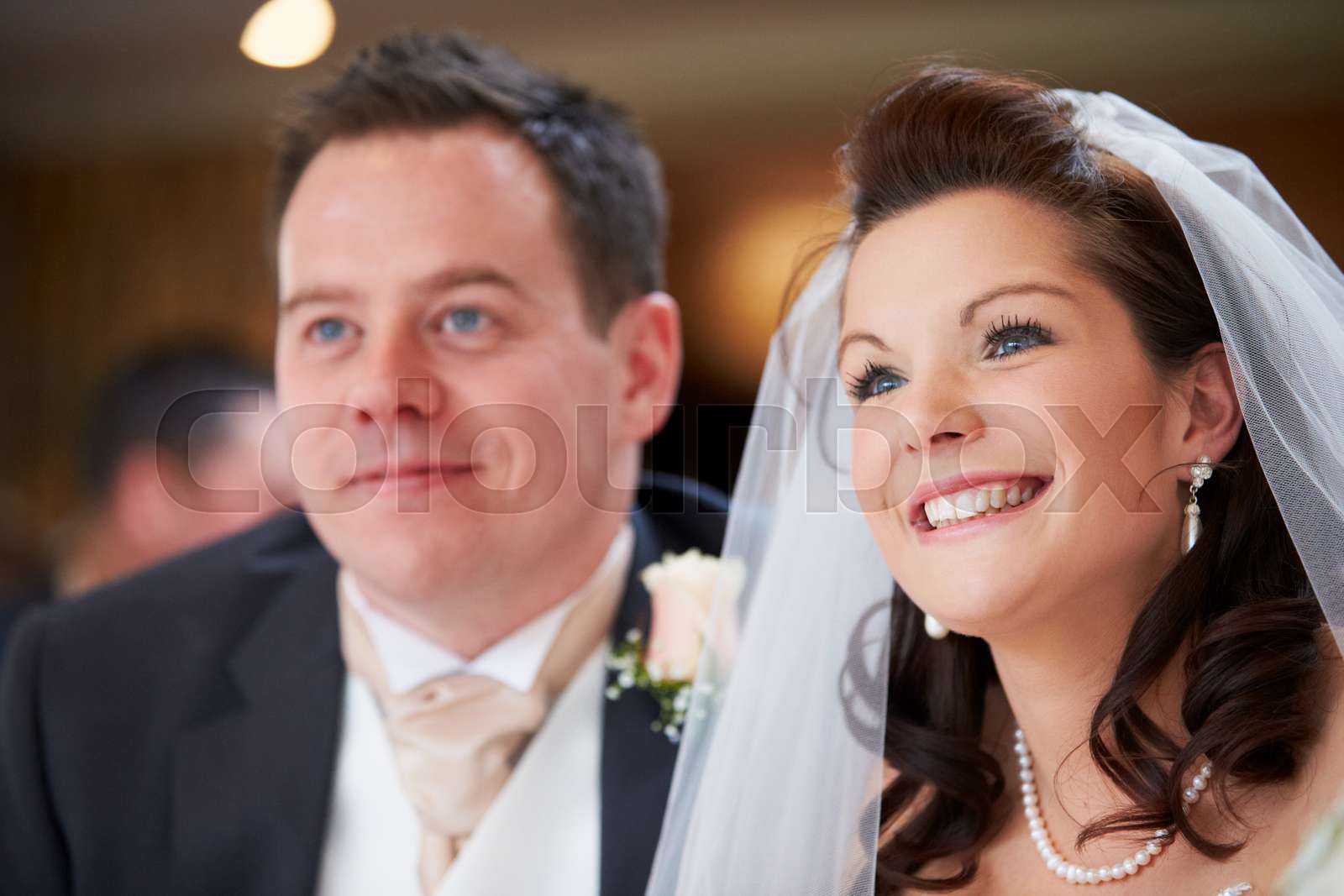Bride And Groom During Wedding Ceremony | Stock image | Colourbox