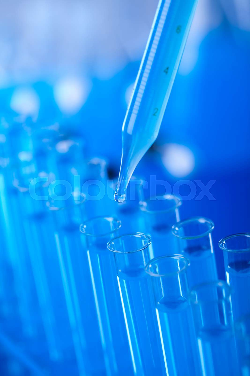 Chemistry, bright modern chemical concept | Stock image | Colourbox