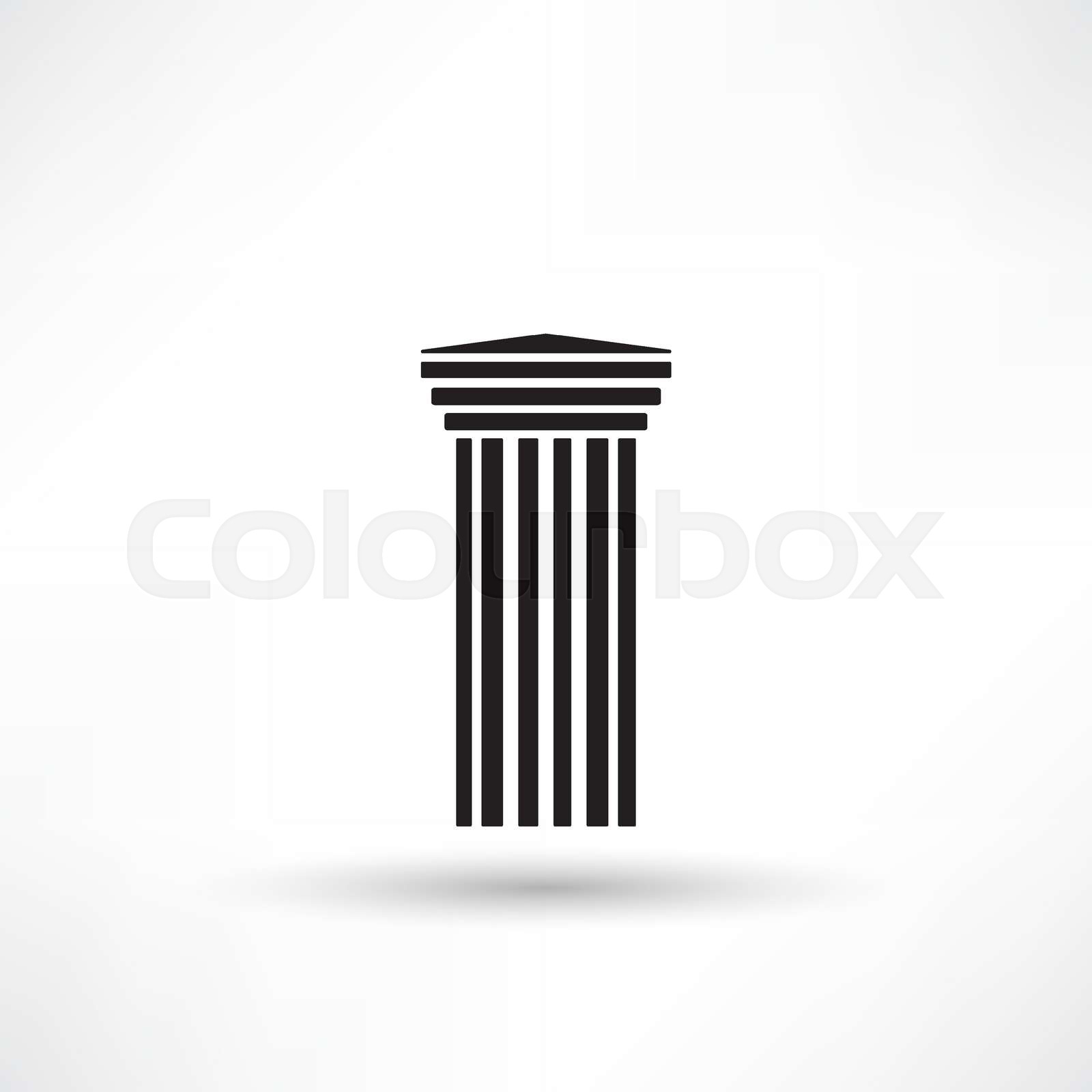 pfeiler, klassiker, bestandteil | Stock-Vektor | Colourbox