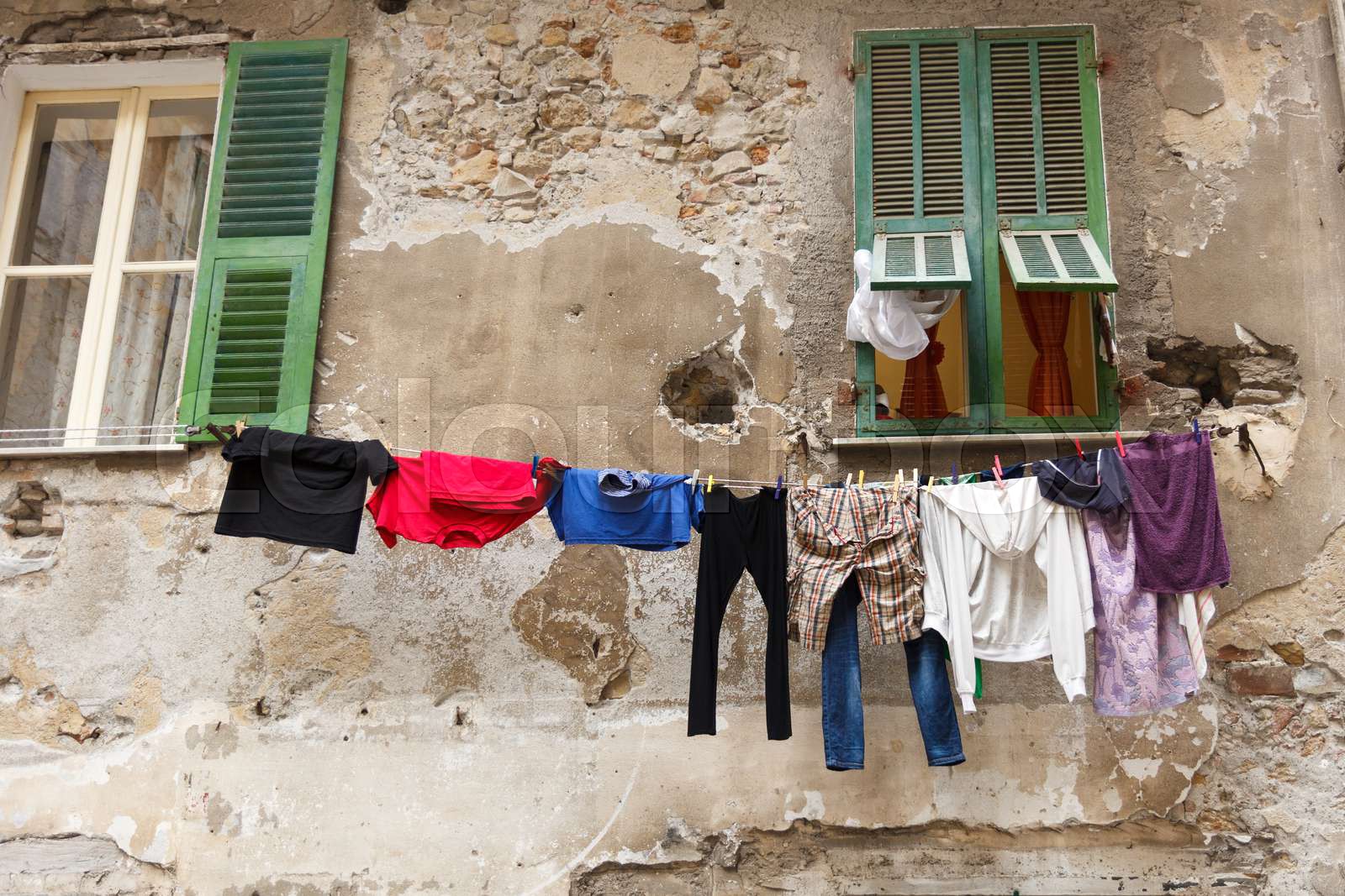 Hanged clothing | Stock image | Colourbox