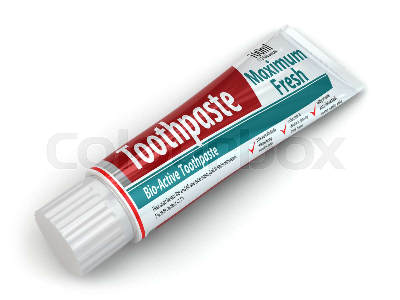 Toothpaste container | Stock image | Colourbox