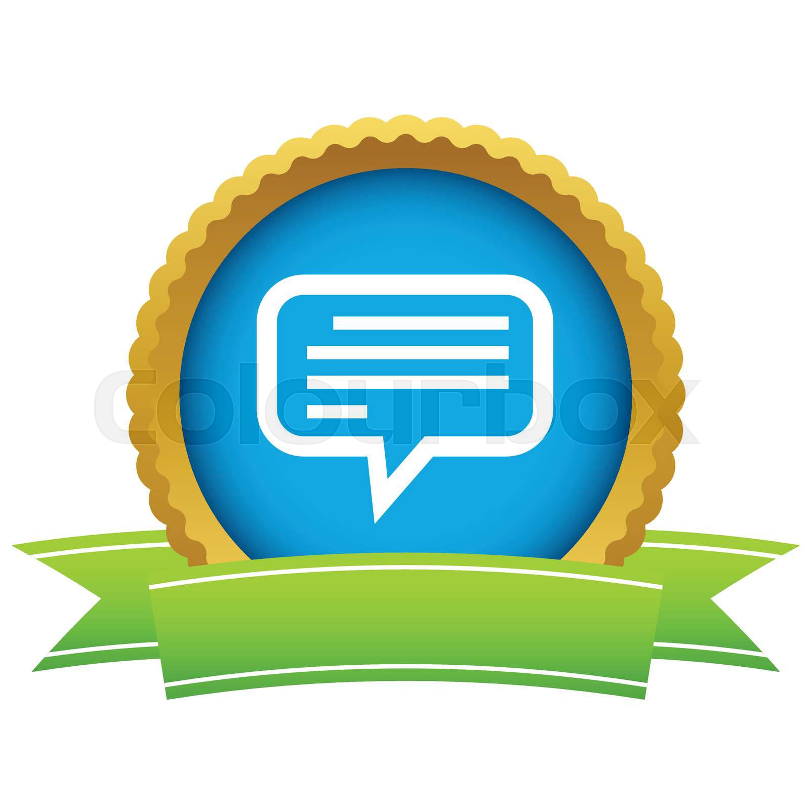 icon, dialog, ansprache | Stock-Vektor | Colourbox