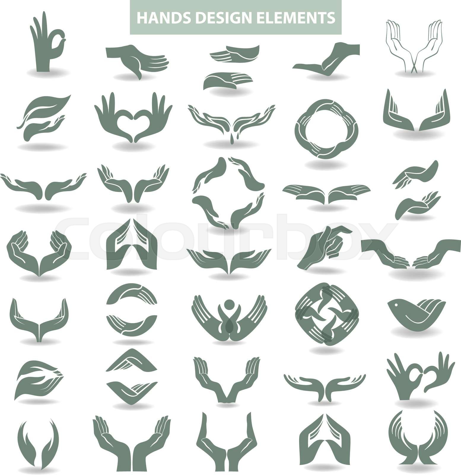 Open Hand Logo Vector
