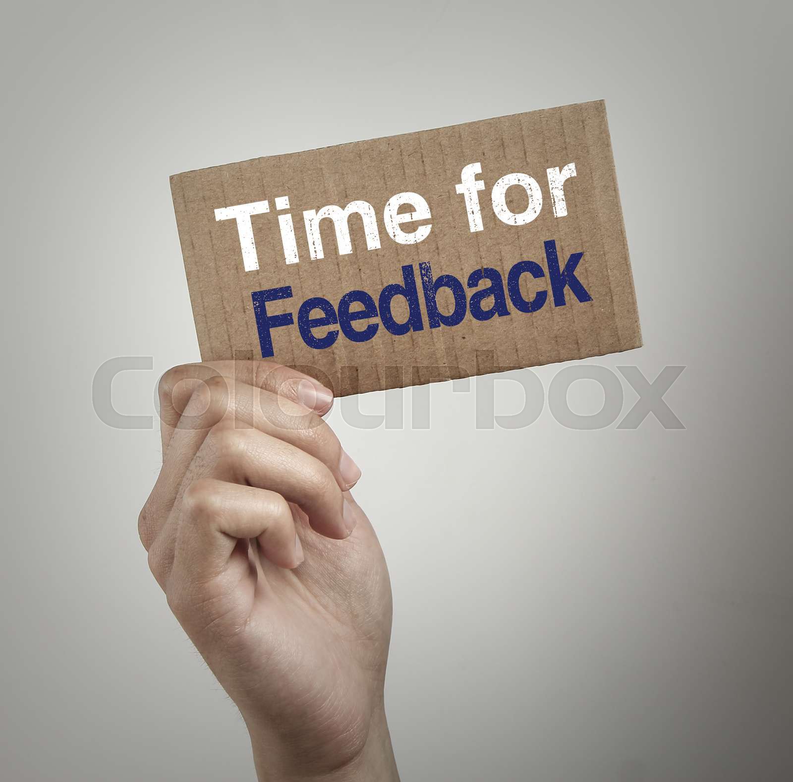Time for feedback | Stock image | Colourbox