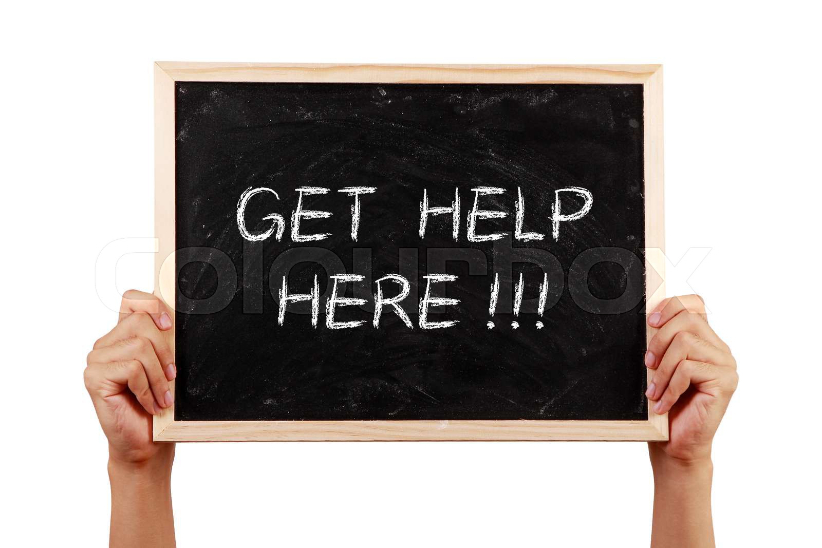 Get Help Here | Stock image | Colourbox