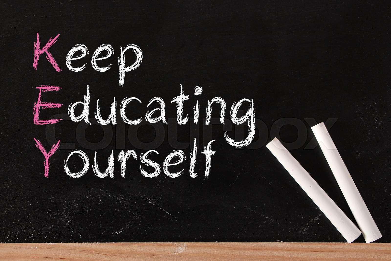 Keep Education Yourself | Stock image | Colourbox