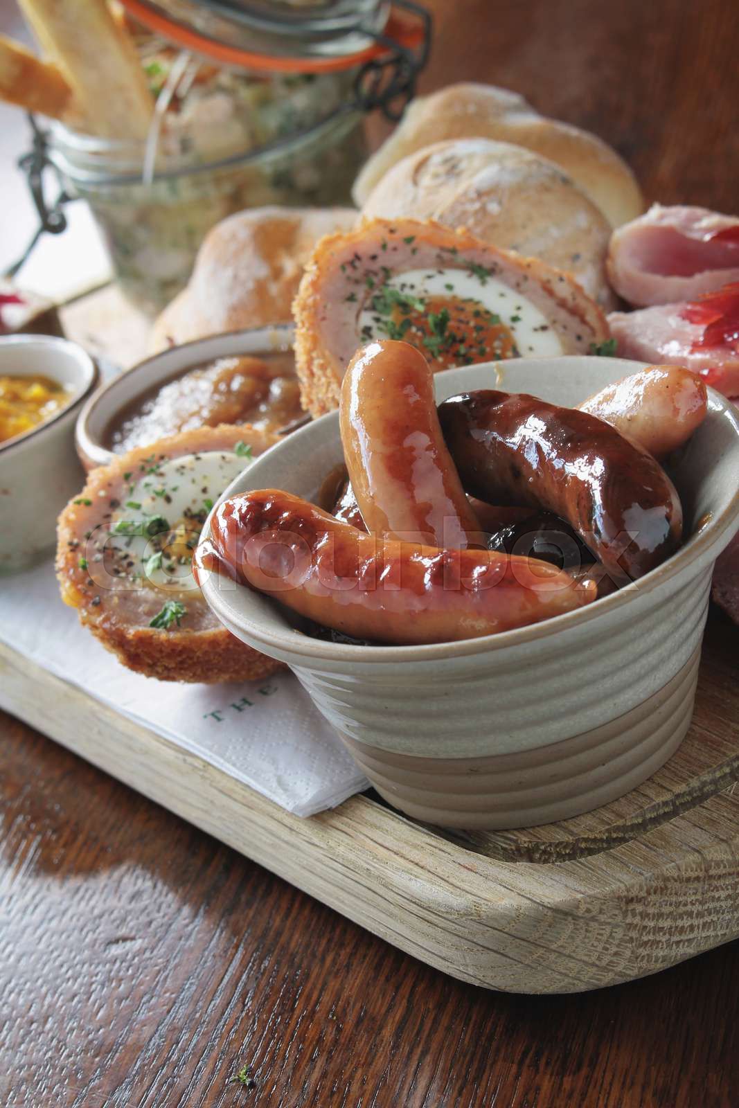 meat sharing platter | Stock image | Colourbox