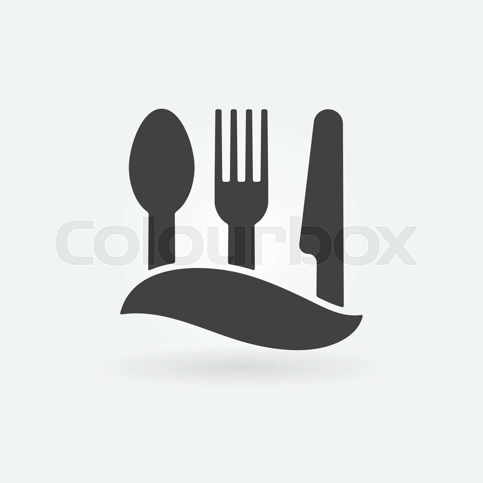 icon, essen, logo | Stock-Vektor | Colourbox