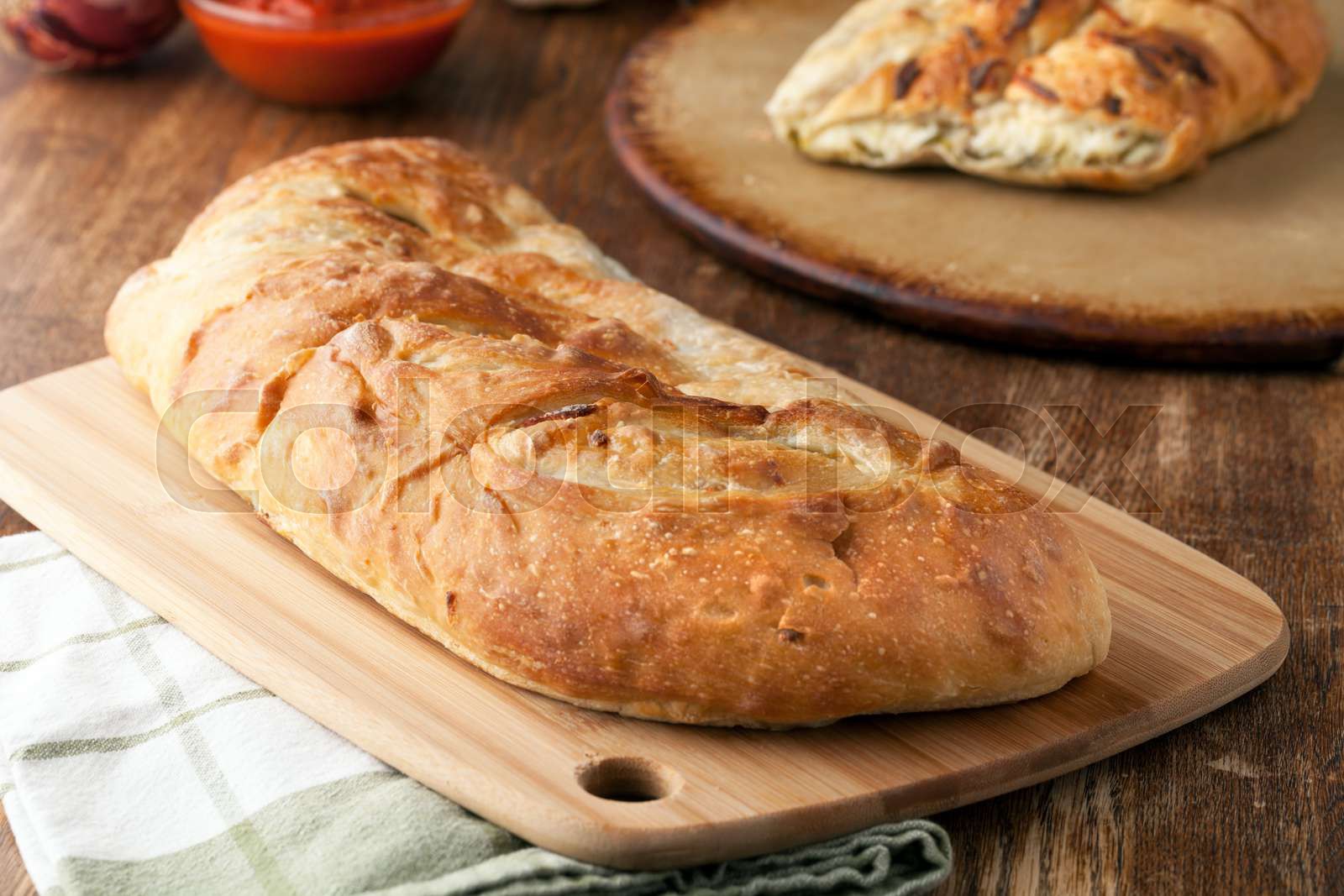 Homemade Italian Stuffed Bread | Stock image | Colourbox