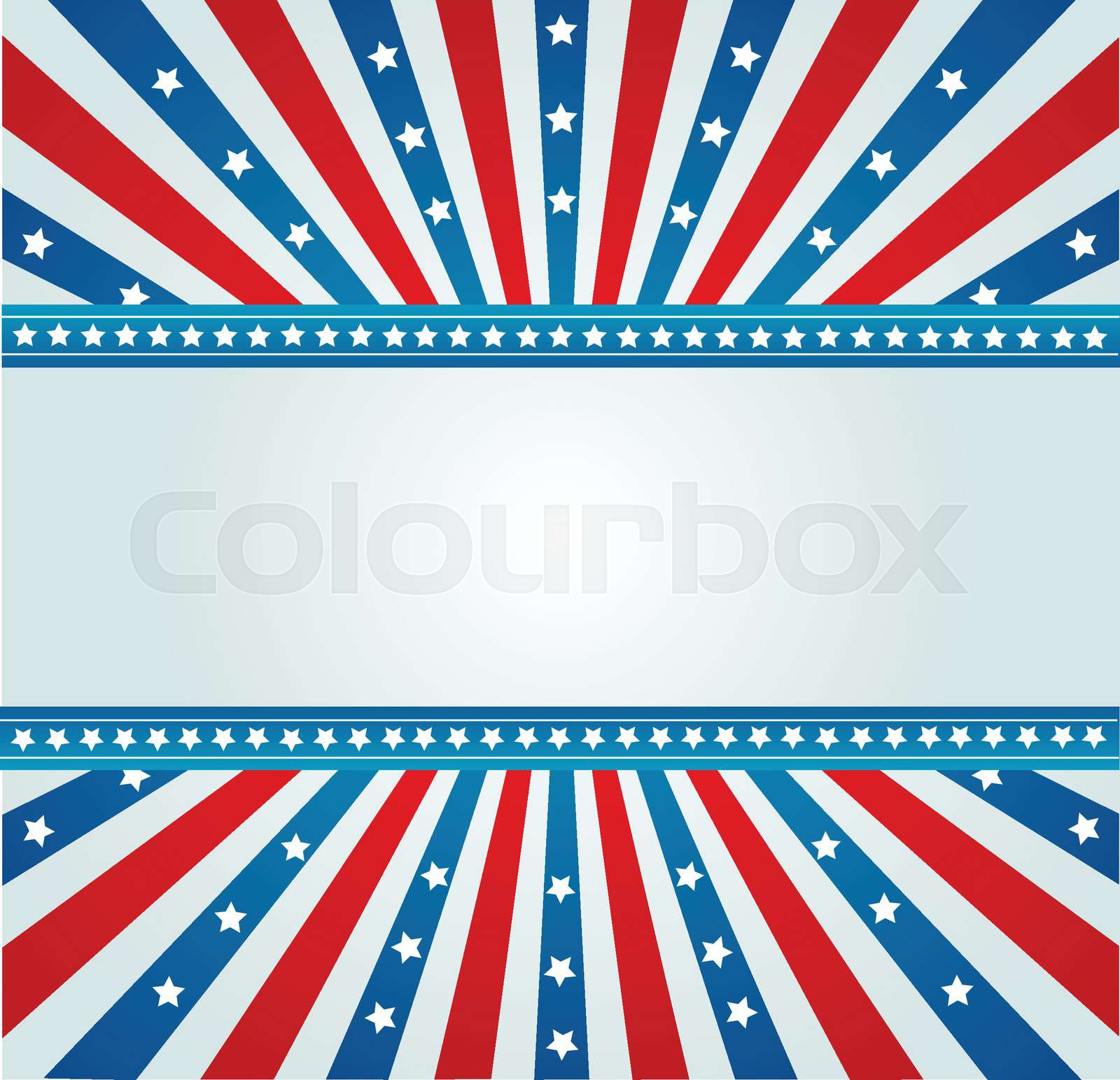 Old American flag banner | Stock vector | Colourbox