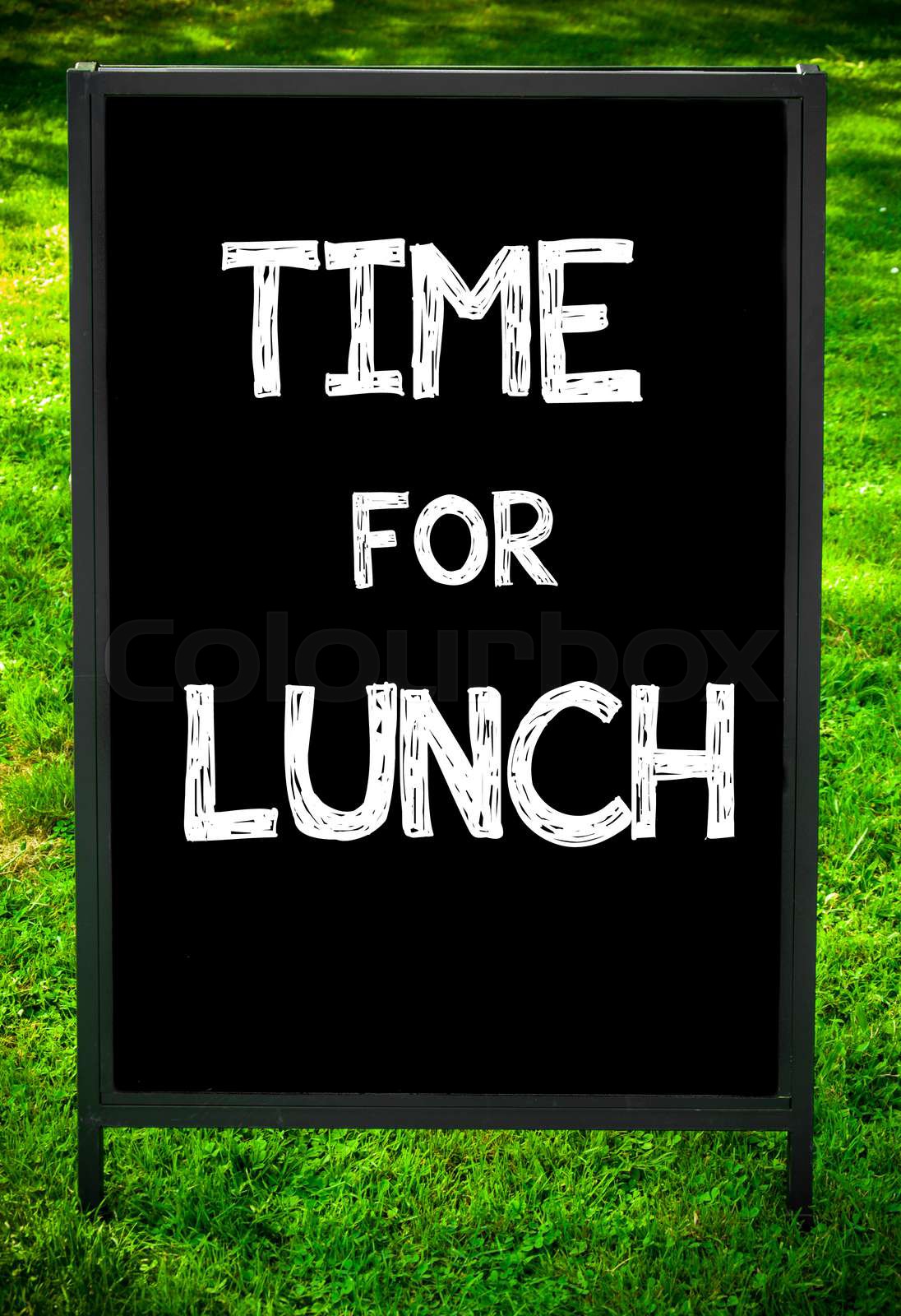 TIME FOR LUNCH | Stock image | Colourbox