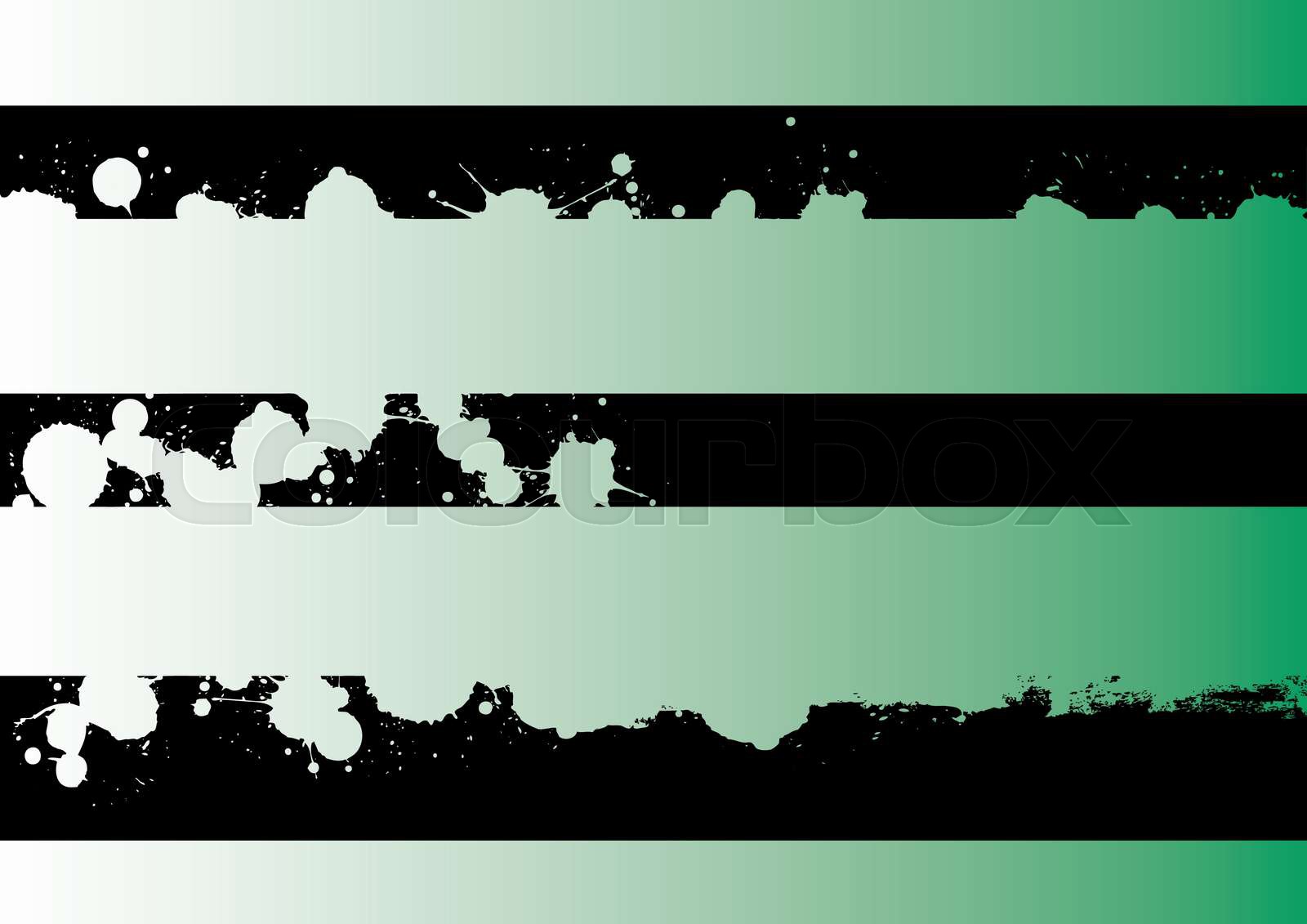 Black Grunge Strips 4 | Stock vector | Colourbox