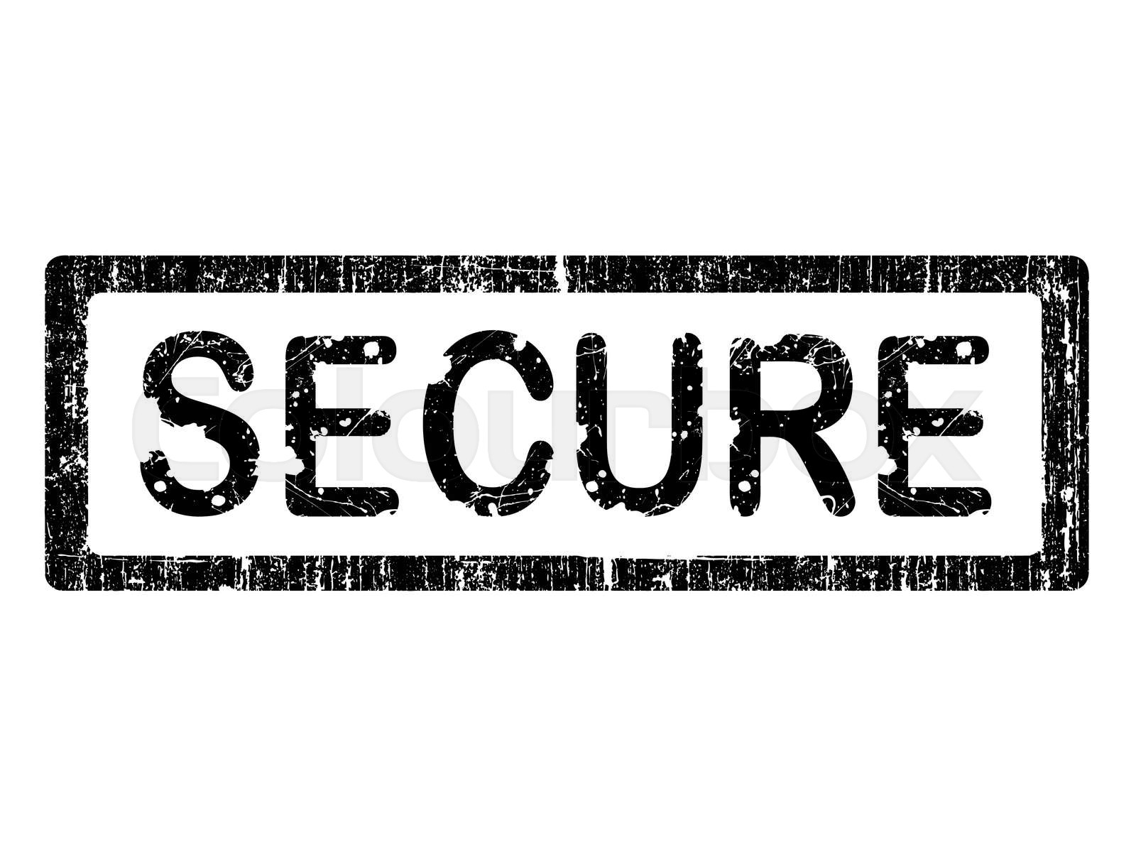 Grunge Office Stamp - SECURE | Stock vector | Colourbox