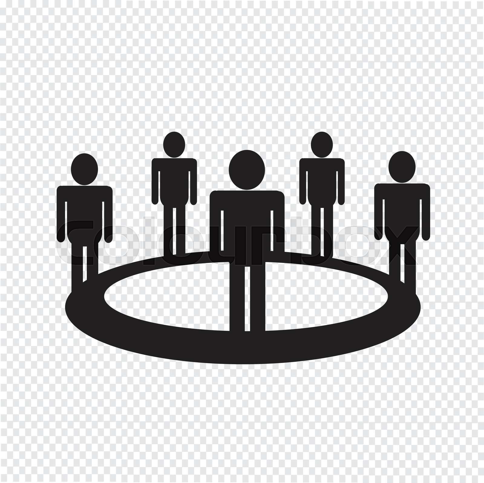 gruppe, marketing, symbol | Stock-Vektor | Colourbox