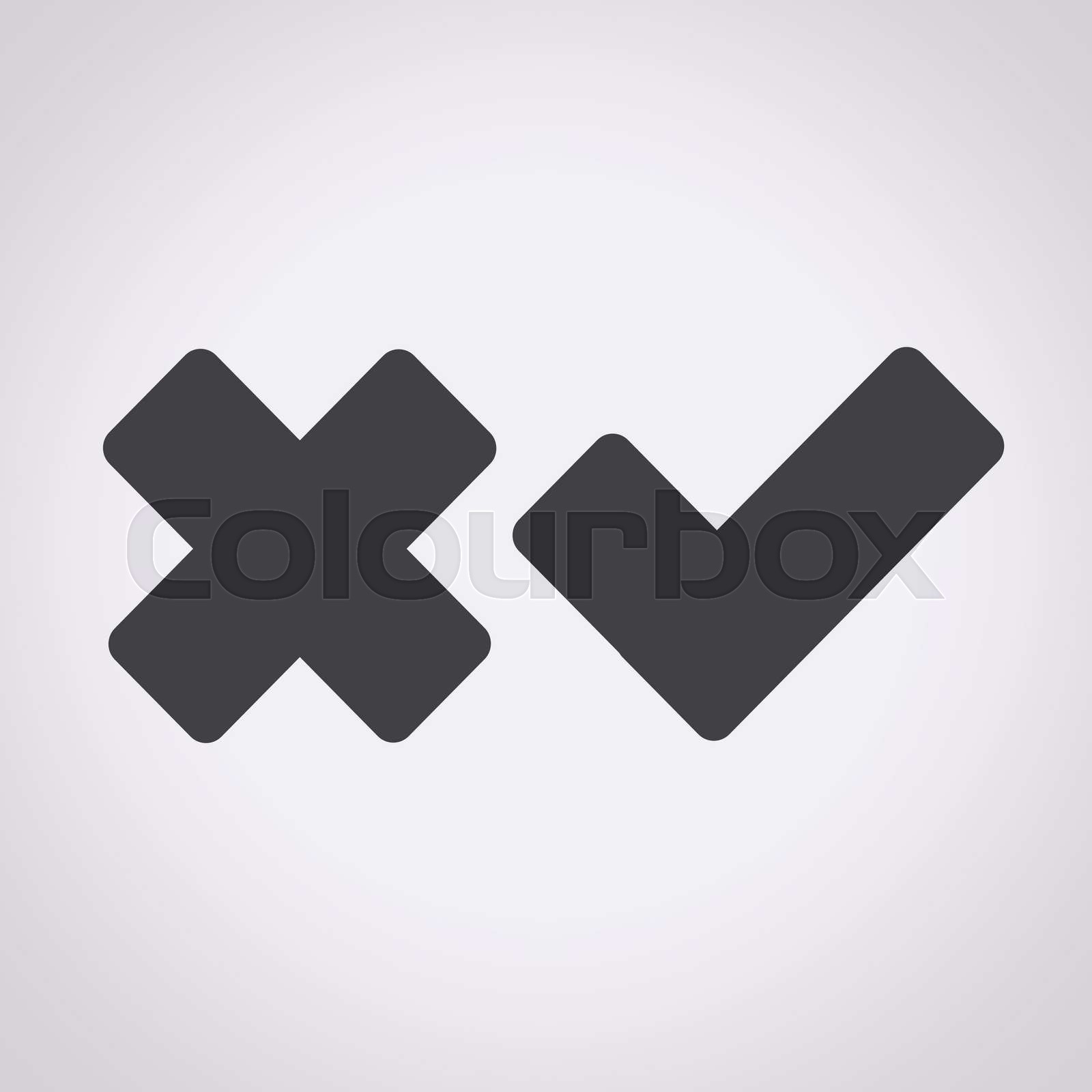 icon, schlecht, negativ | Stock-Vektor | Colourbox