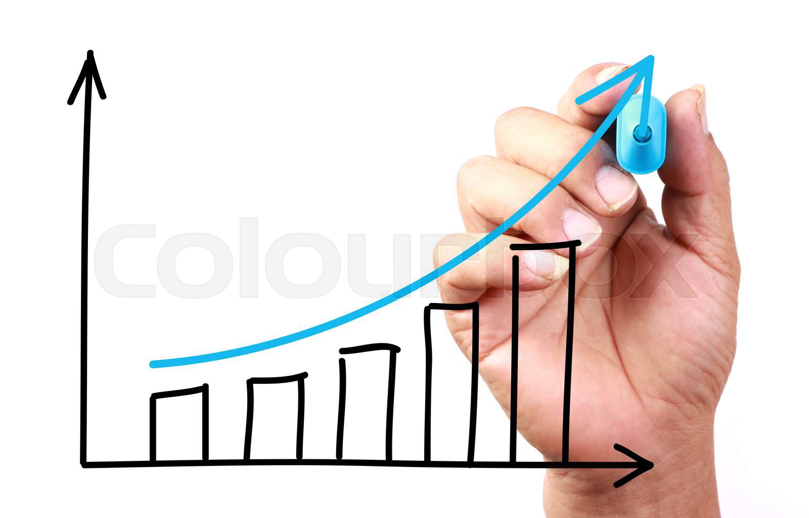 Growth Graph | Stock image | Colourbox