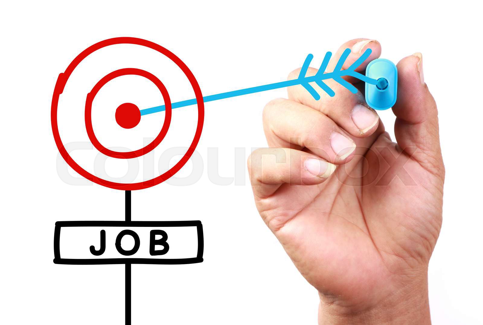 Job Target | Stock image | Colourbox