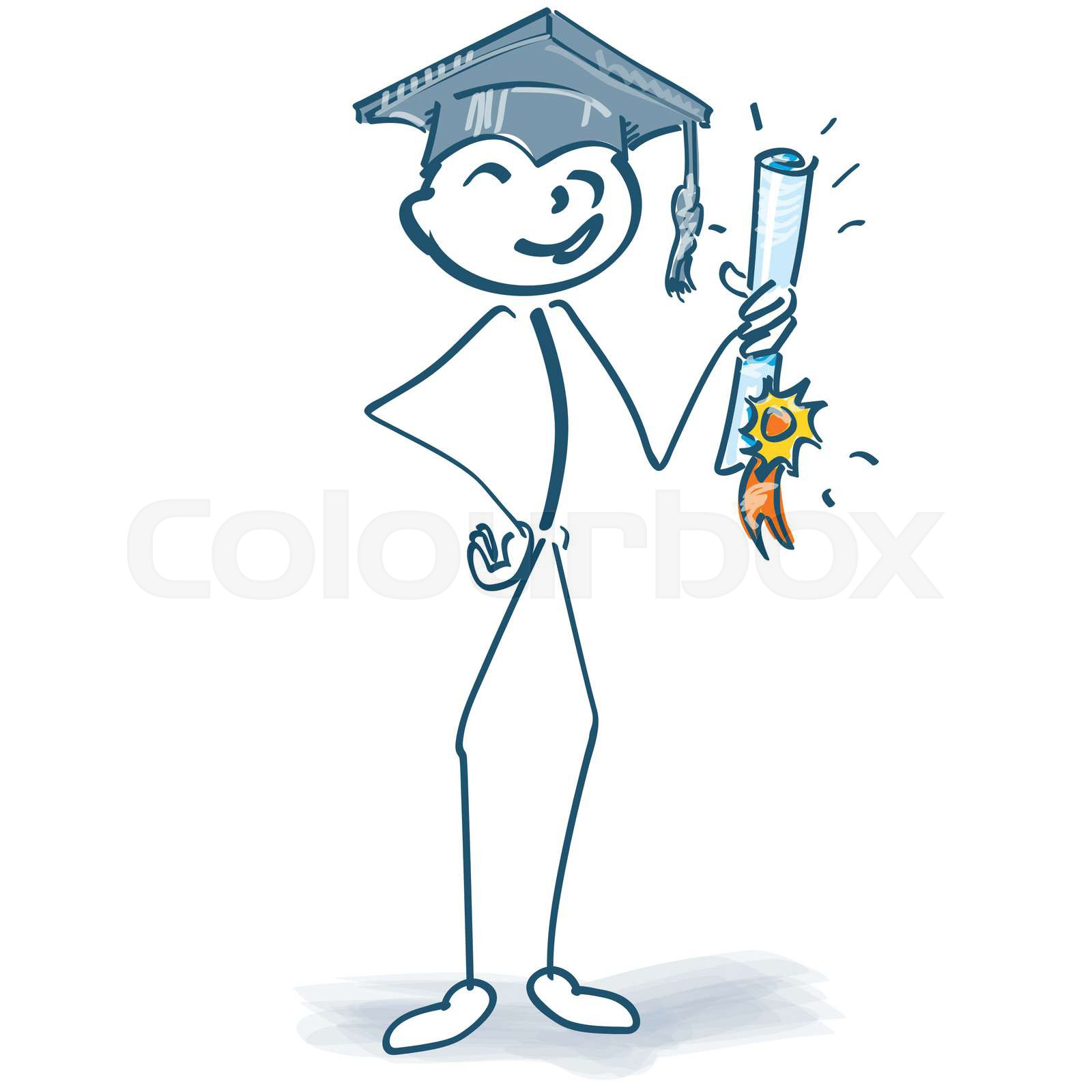 studium, diplom, abschluss | Stock vector | Colourbox