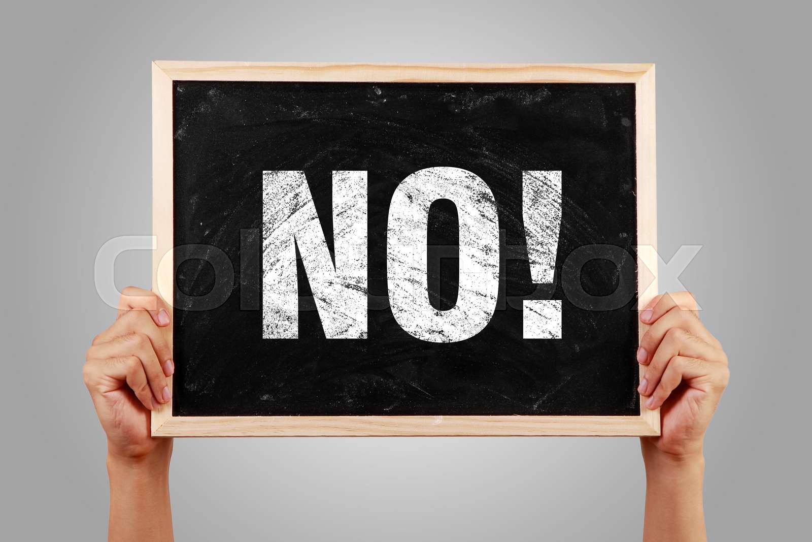 Say No | Stock image | Colourbox