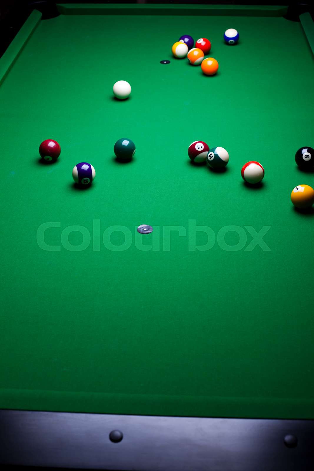 Billiard background, vivid colors, natural tone | Stock image | Colourbox