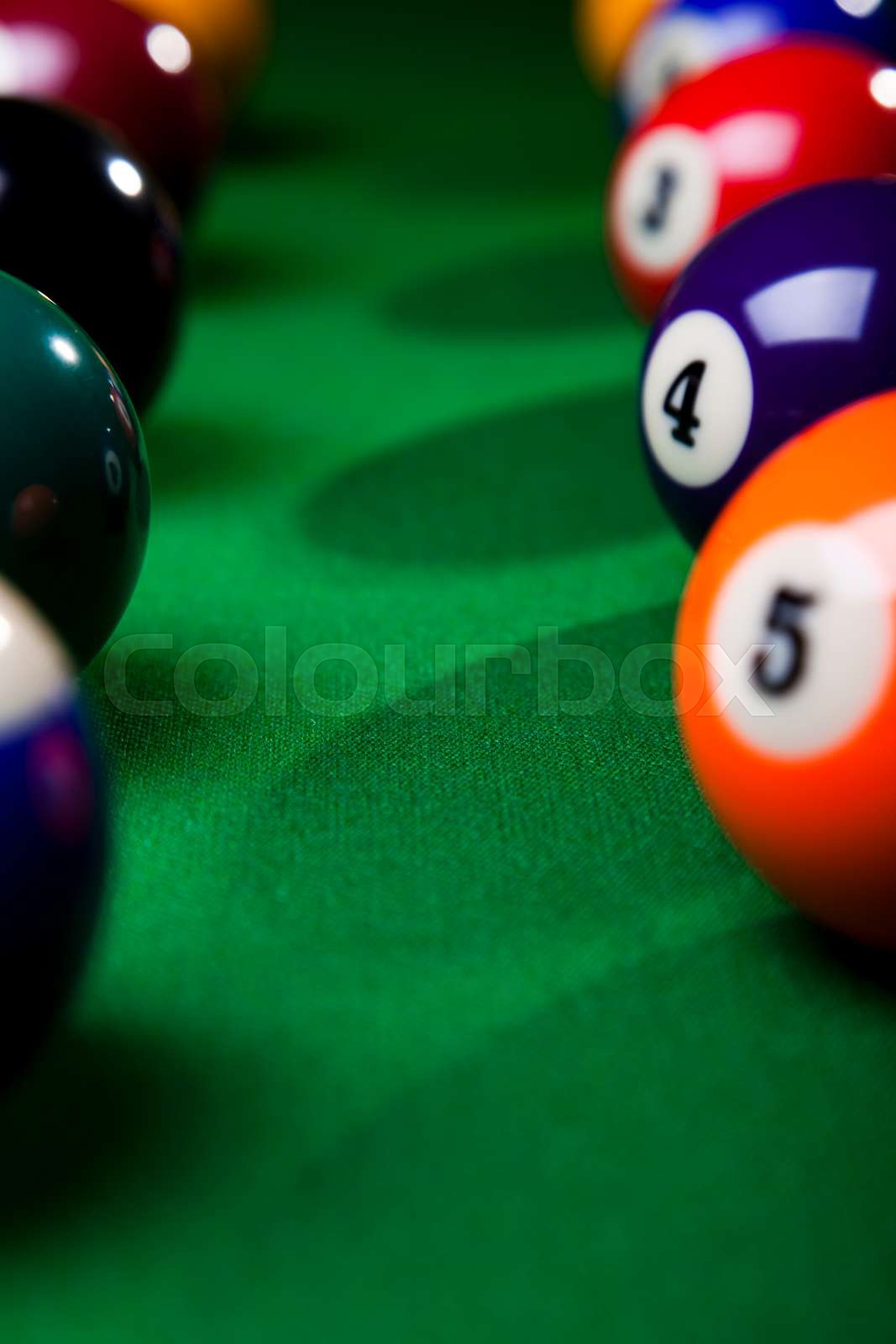 billard, kugle, grafik | Stock foto | Colourbox
