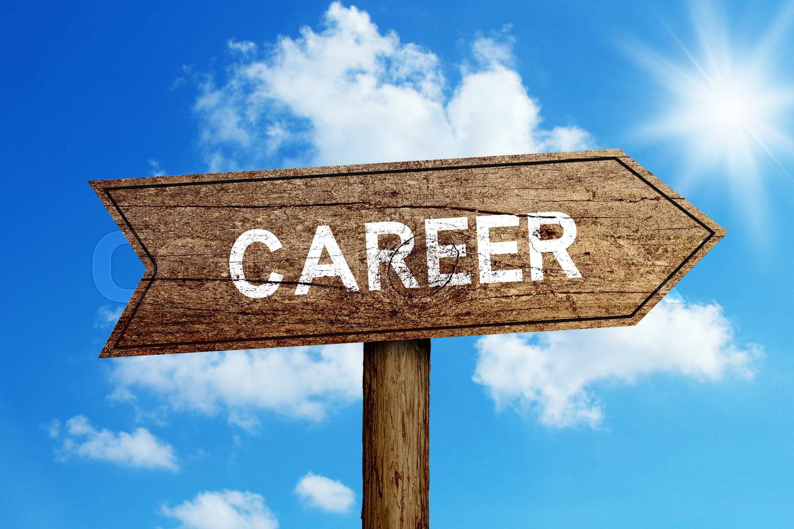 Career Road Sign | Stock image | Colourbox