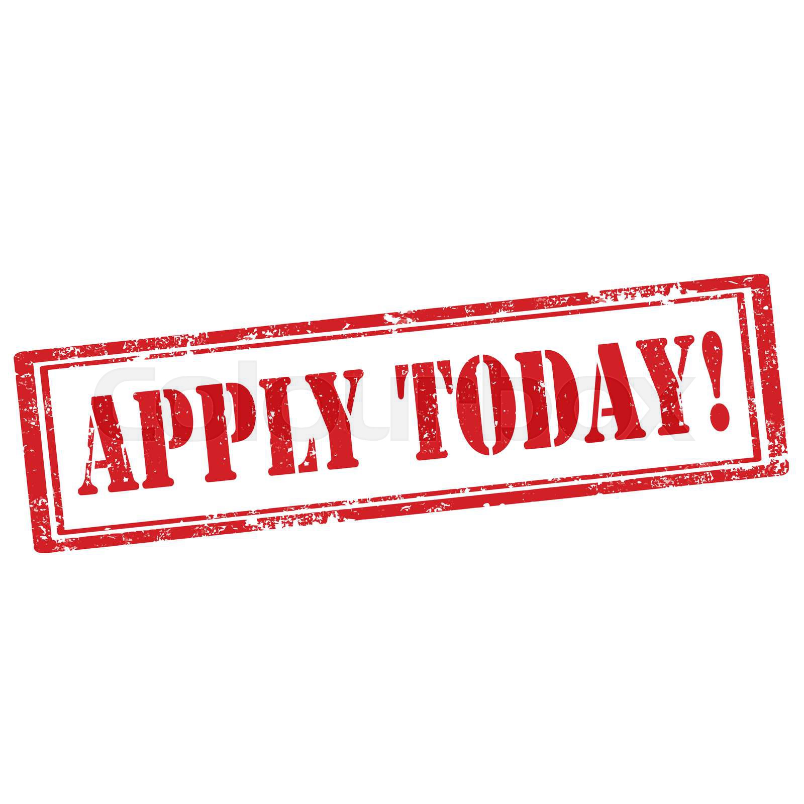 Apply Today-stamp | Stock vector | Colourbox