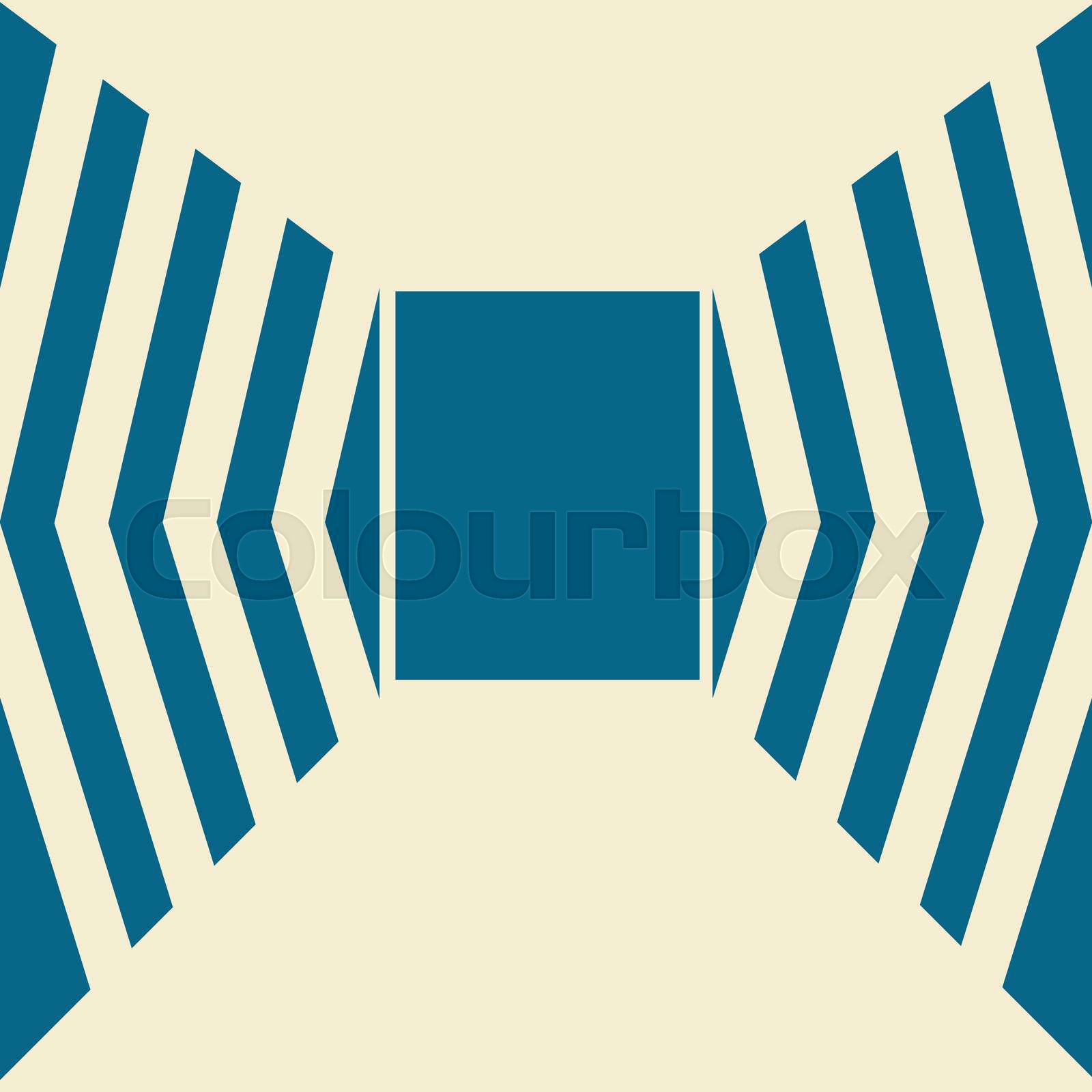 Direction For The Entrance And Exit Input And Output Stock Vector Colourbox