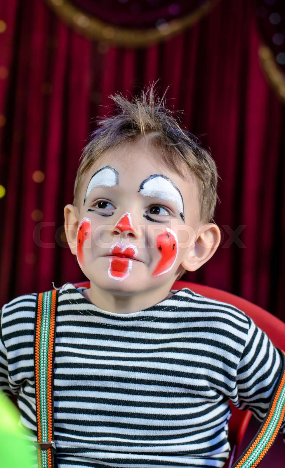 Mime Face Painting