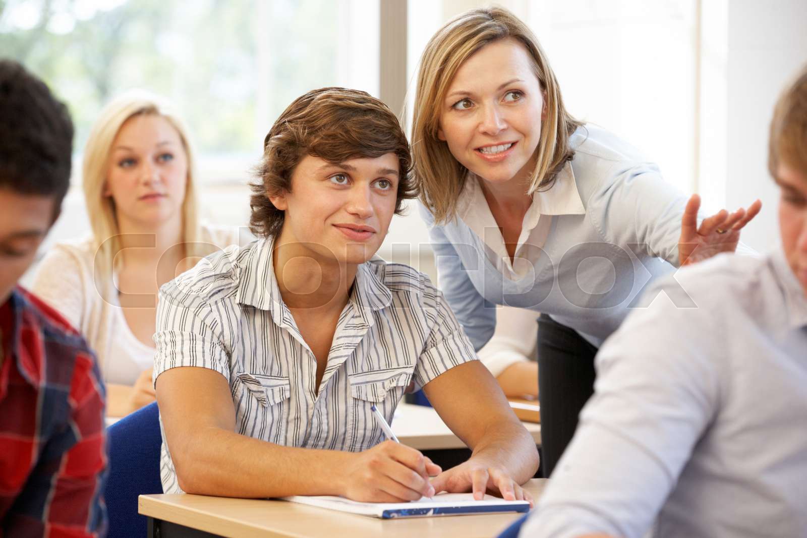 studerende, undervisning, højere | Stock foto | Colourbox