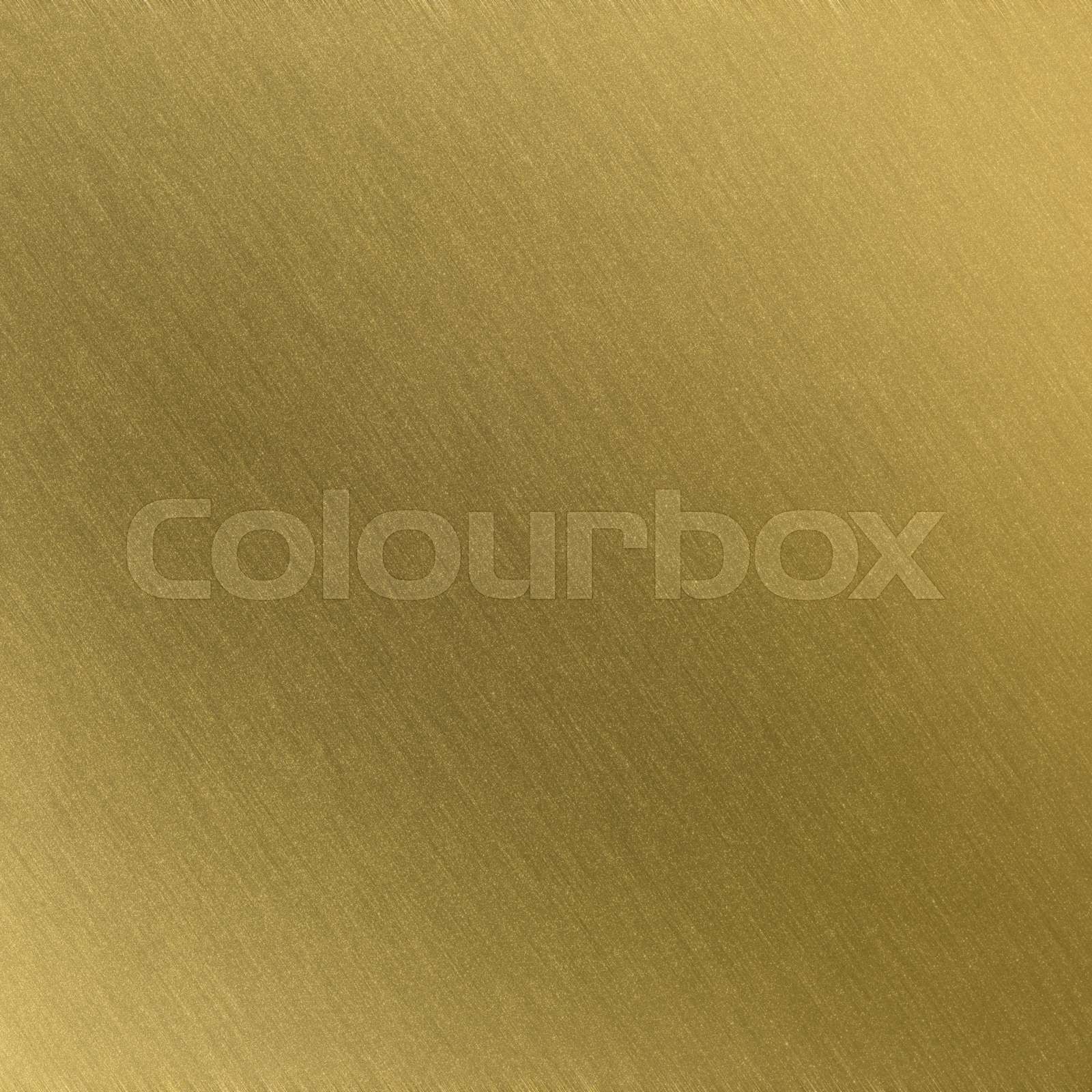 brushed metal gold | Stock image | Colourbox