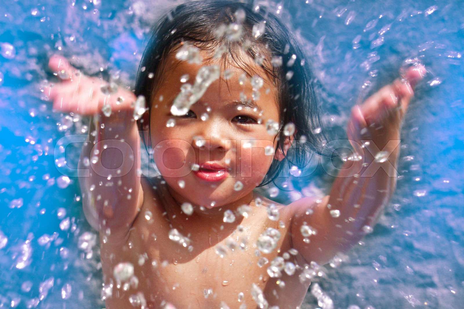 children splash | Stock image | Colourbox