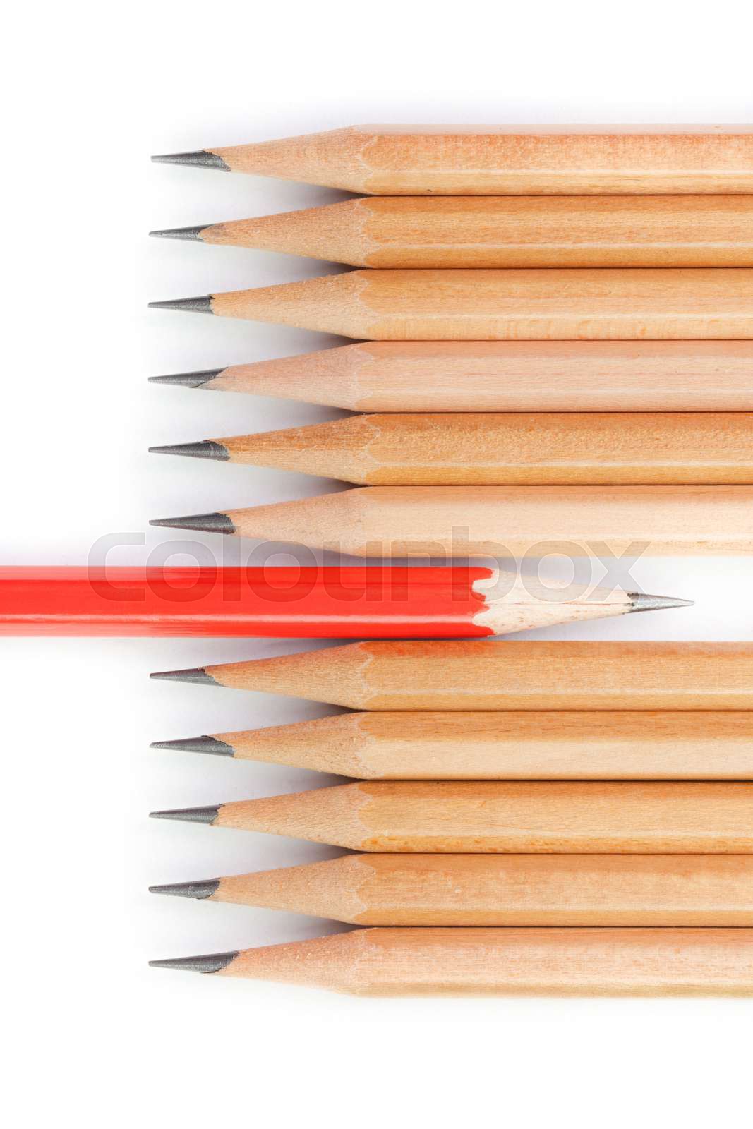 pencil row | Stock image | Colourbox