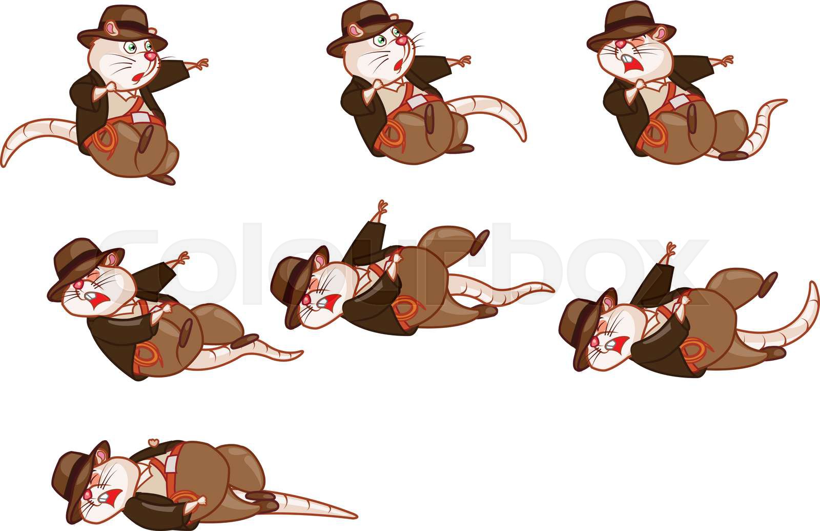Adventurer Rat Game Sprite | Stock vector | Colourbox