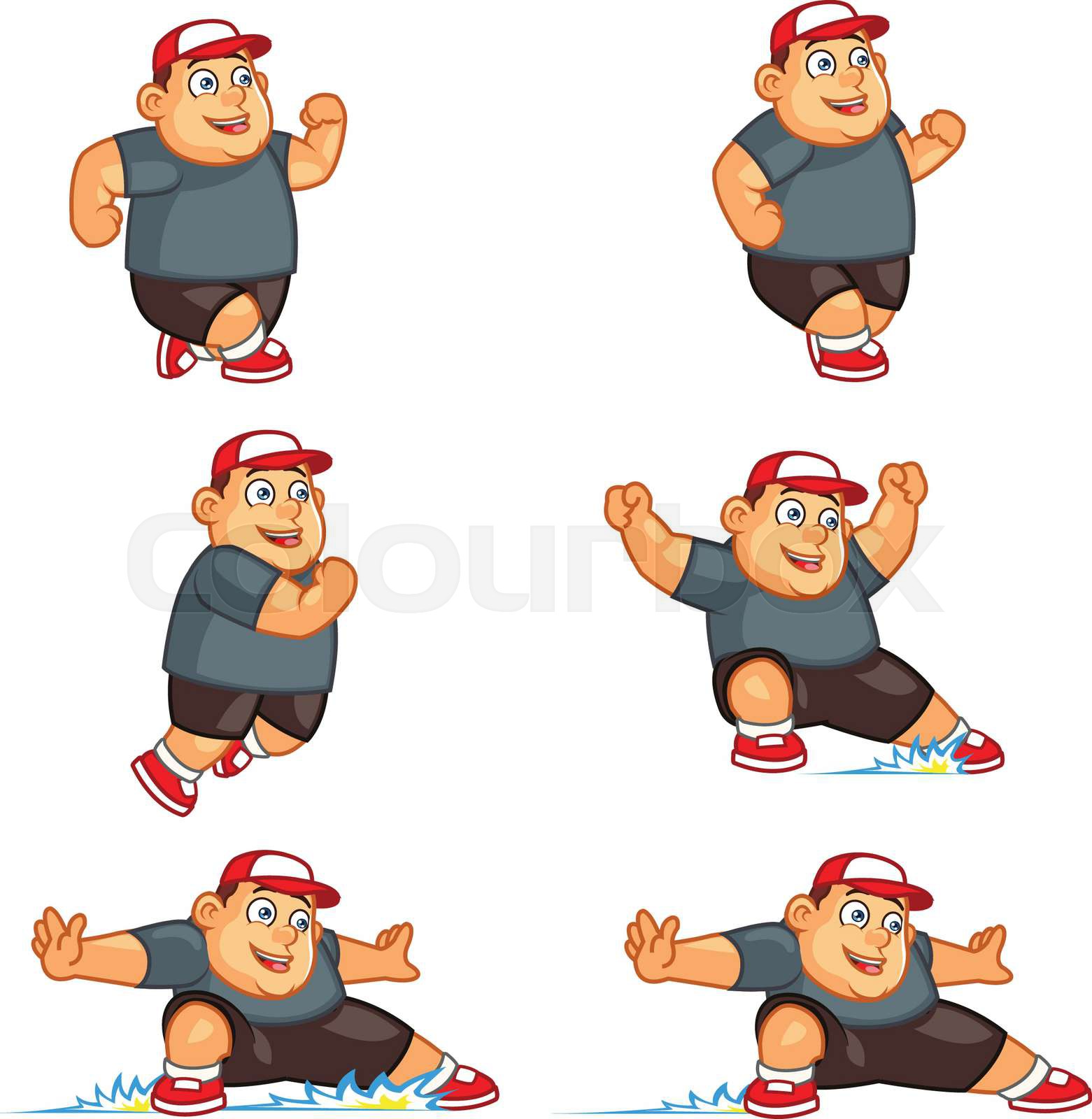 Fat Boy Sprite | Stock vector | Colourbox