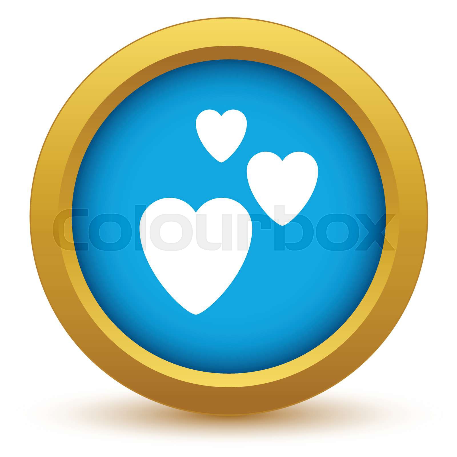 Three hearts icon | Stock vector | Colourbox