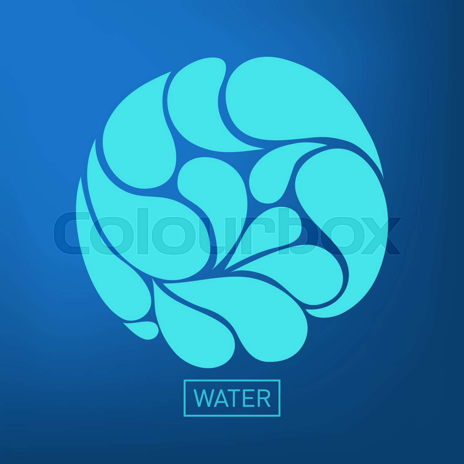 Water Vector | Stock vector | Colourbox