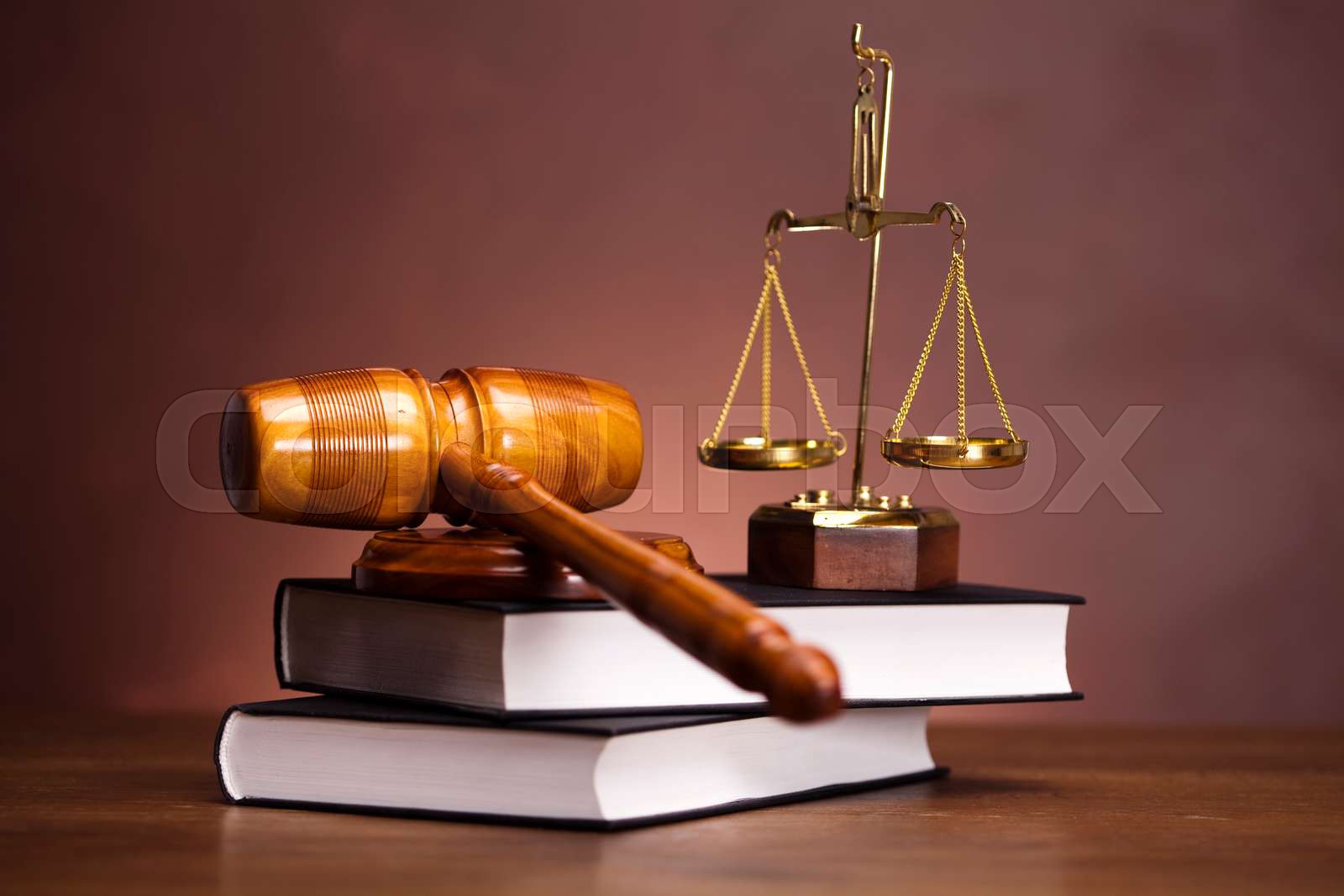 Law, legal code and scales of justice | Stock image | Colourbox