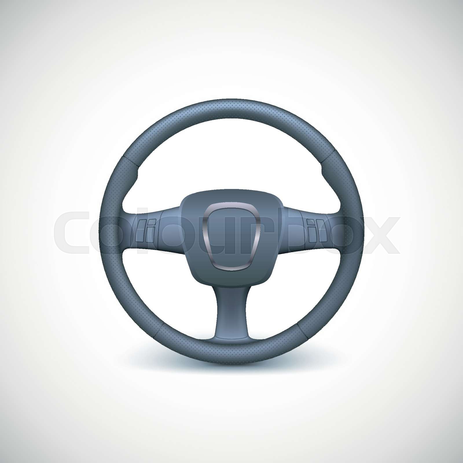 Steering wheel. | Stock vector | Colourbox