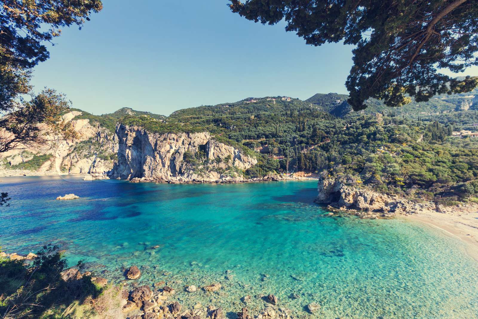 Corfu coast | Stock image | Colourbox